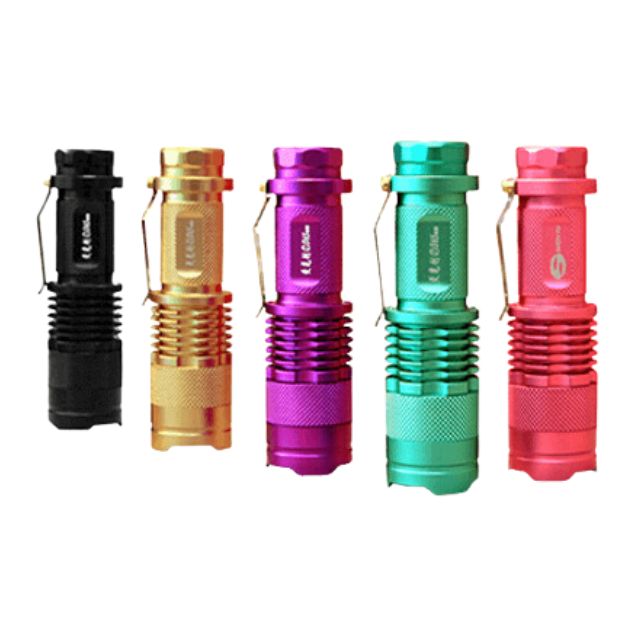 Zoomable LED Mini Pocket Pen Torch Flashlight – V Shop